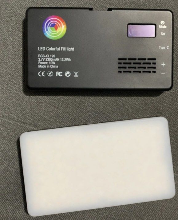 LED RGB camera portable fill light black, Photography, Photography ...