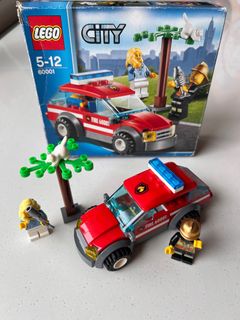 Lego City Fire chief car cat rescue 60001, Hobbies & Toys, Toys & Games ...