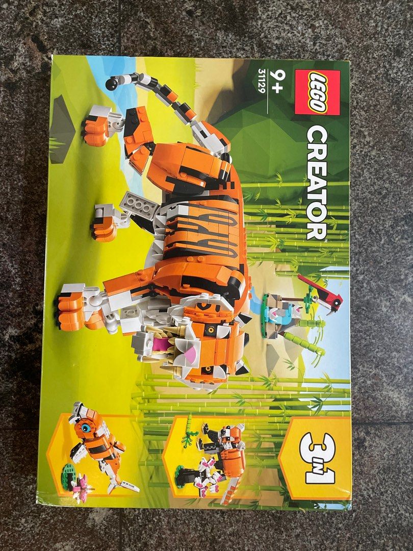 Lego- creator 3in1 -31129- Tiger, fish, red panda, Hobbies & Toys, Toys ...