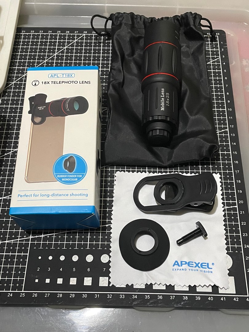 APEXEL Cell Phone Lens Universal, Photography, Lens & Kits on Carousell