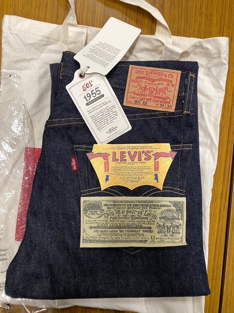 Levi's 501 LVC 1955 501 LIMITED EDITION 11/501, 男裝, 褲＆半截裙, 牛仔褲 - Carousell