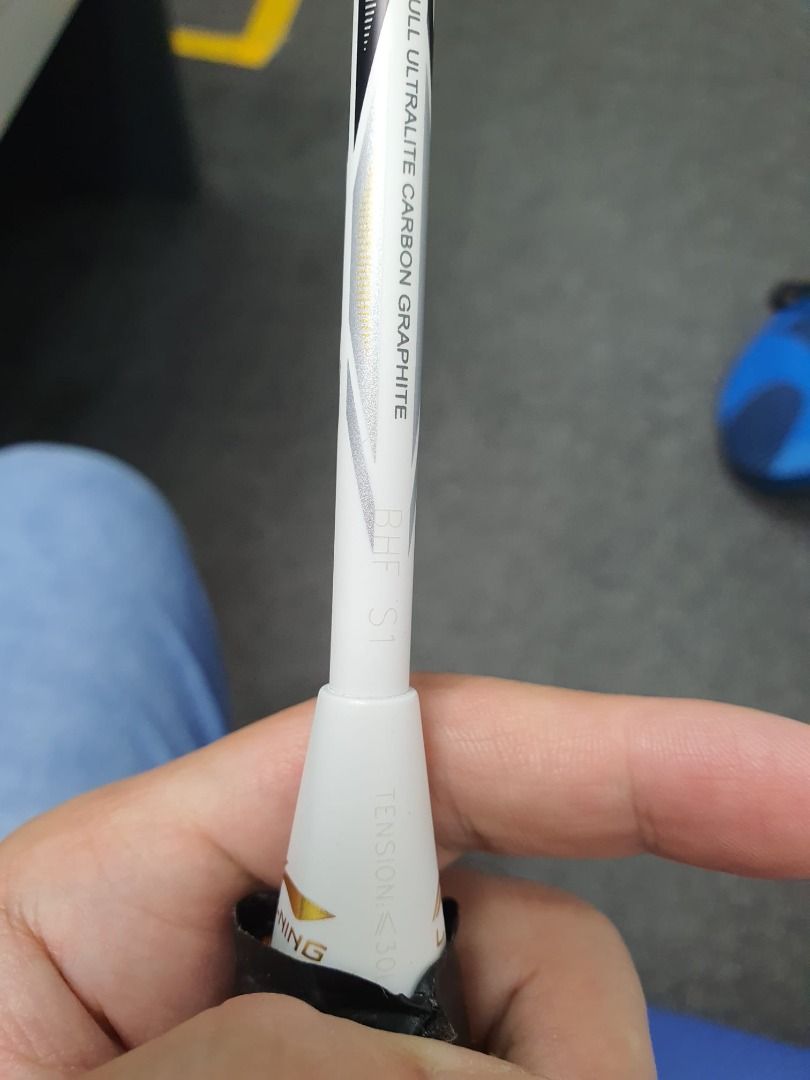 Li Ning Original ( Ignite 7 ) Badminton Racket with Lining String No.1 ...