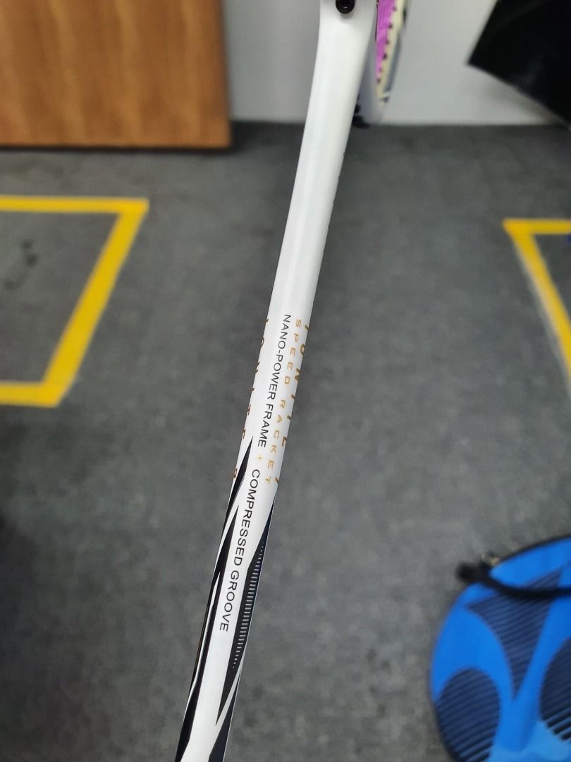 Li Ning Original ( Ignite 7 ) Badminton Racket with Lining String No.1 ...