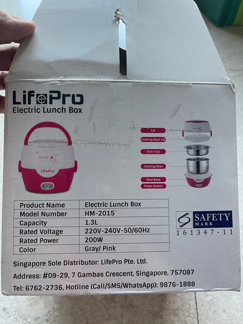 LifePro electric lunch box, TV & Home Appliances, Kitchen Appliances, Cookers on Carousell