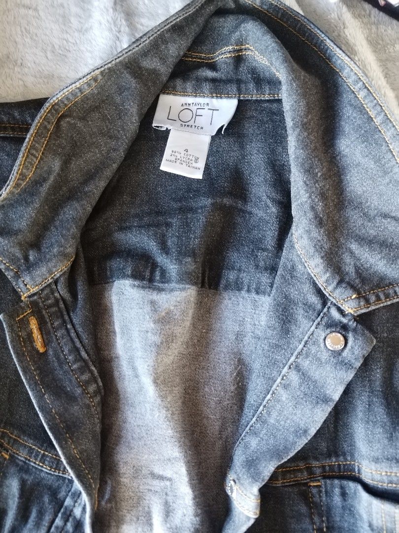 LOFT Denim Jacket, Women's Fashion, Coats, Jackets and Outerwear on ...