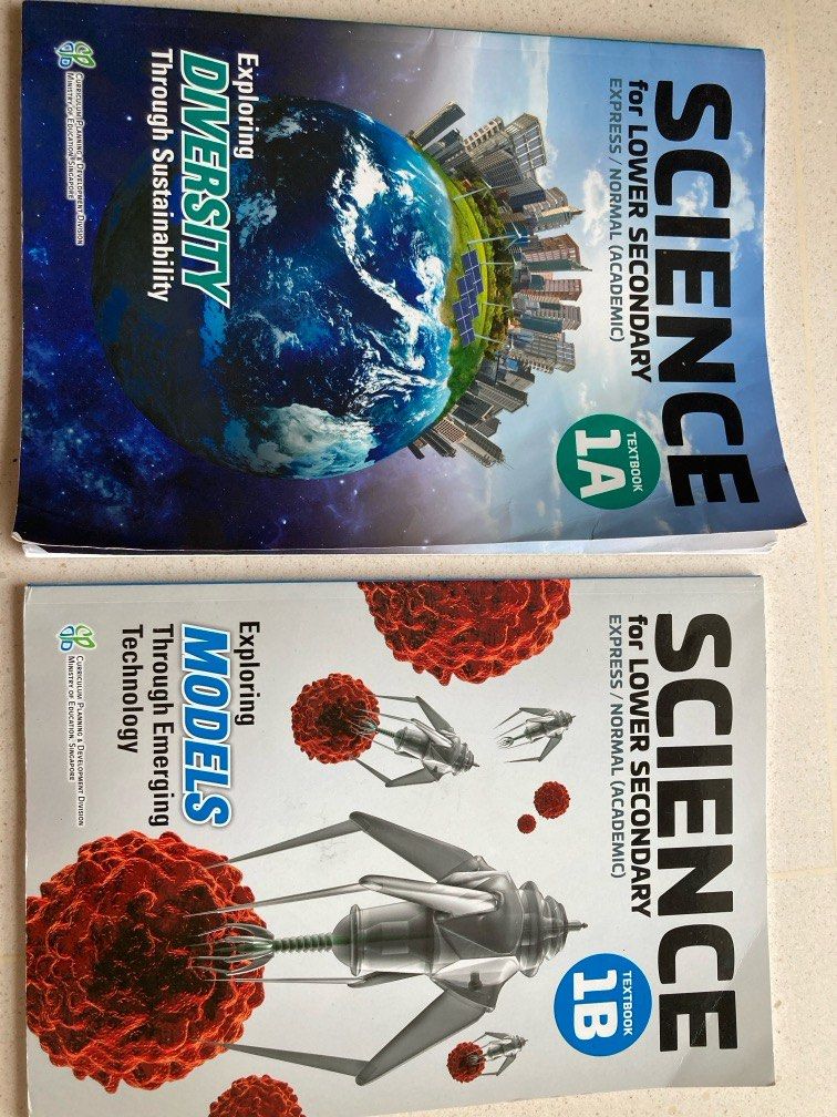 Lower Secondary Science Textbooks( 1A/1B), Hobbies & Toys, Books ...