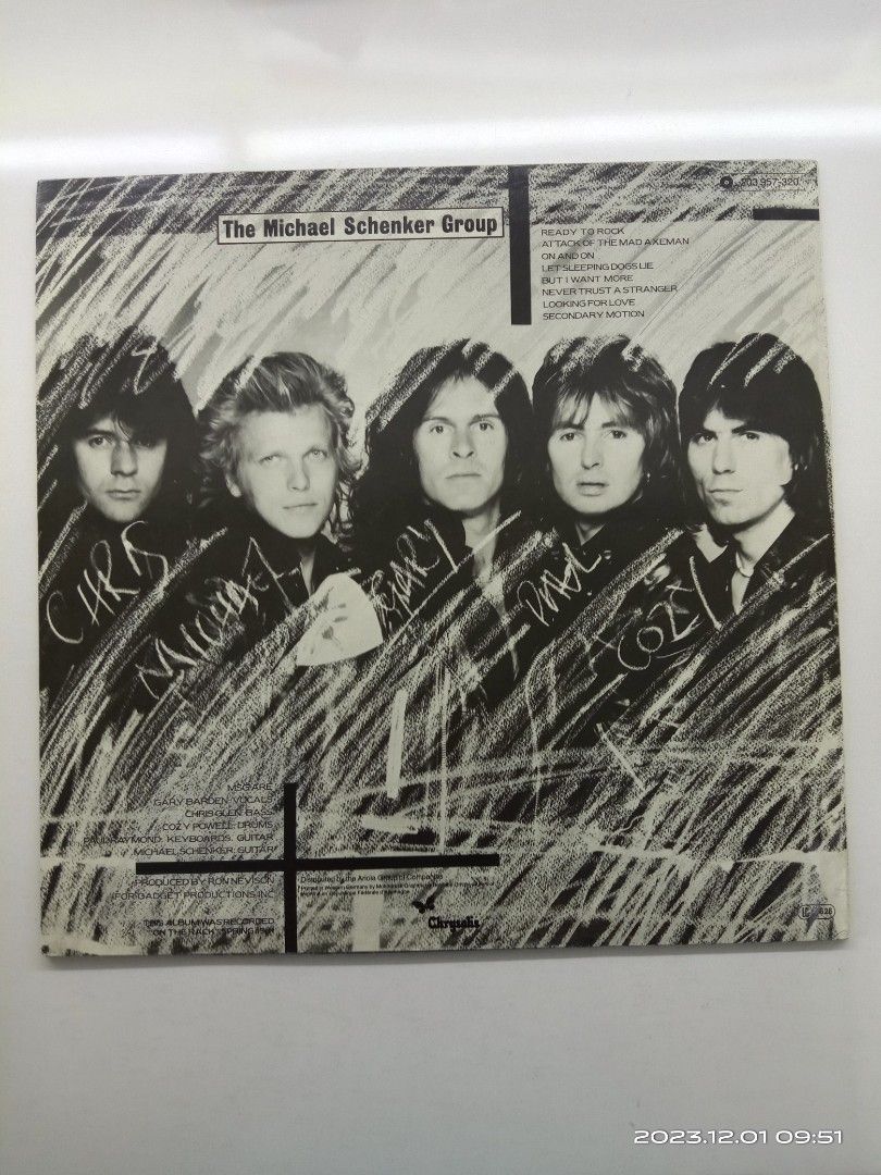 Lp Piring Hitam Vinyl Record The Micheal Schenker Group Msg Hobbies