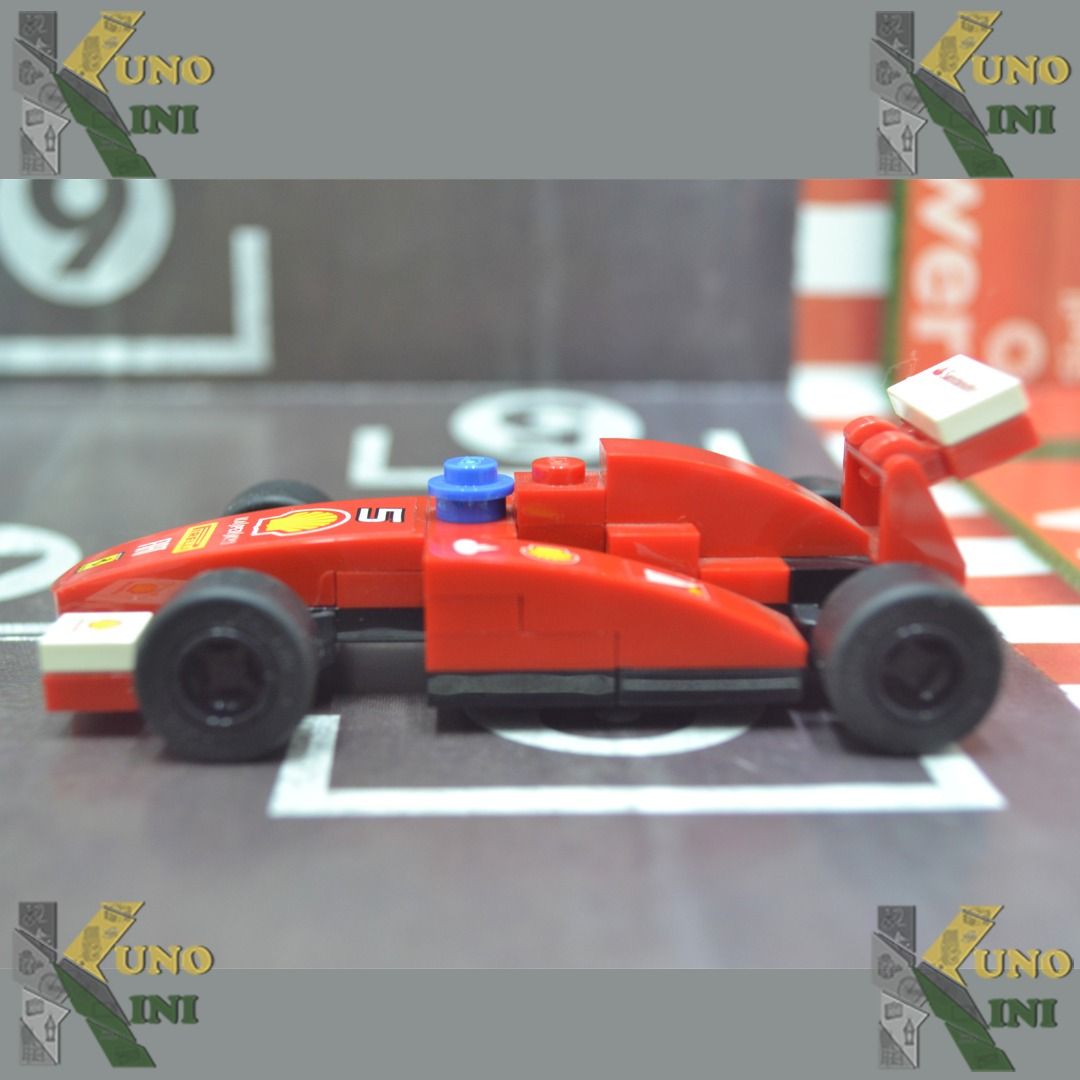 MINIATUR LEGO SHELL FERRARI F150 ITALIA, ORIGINAL - Series 1, 2014 ...