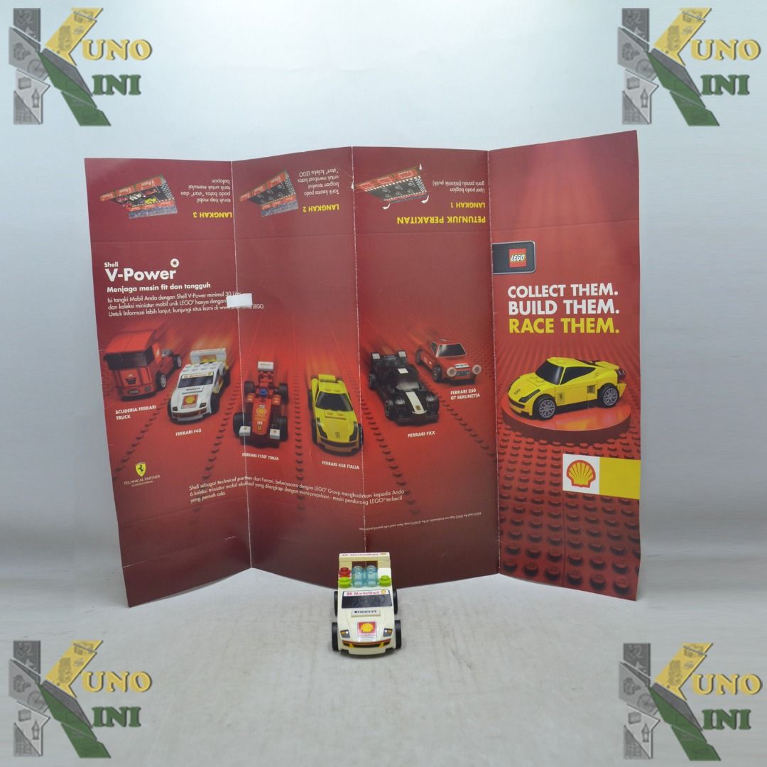 MINIATUR LEGO SHELL FERRARI F40, ORIGINAL - Series 1, 2014, Antik ...