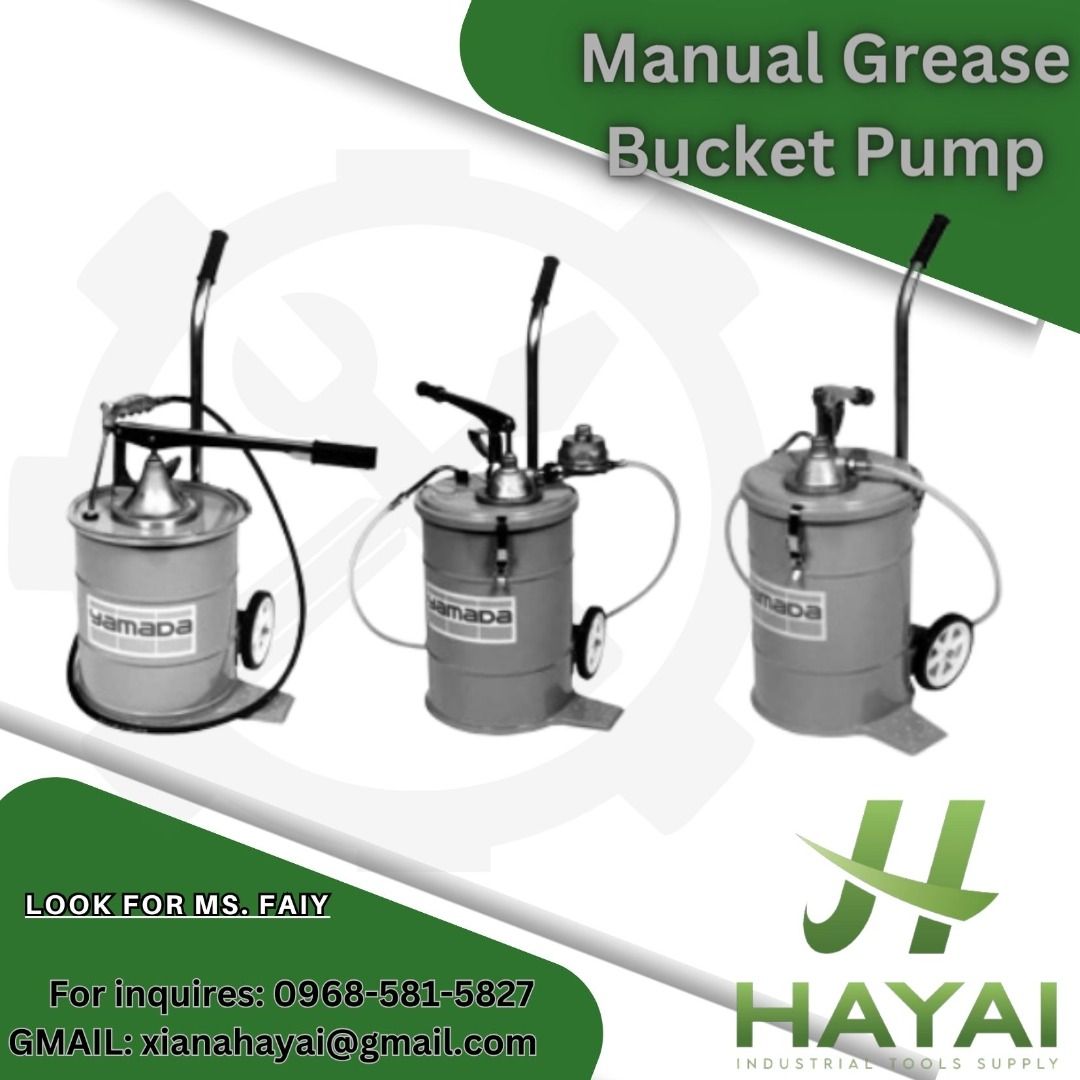 Manual Grease Bucket Pump, Commercial & Industrial, Construction Tools ...