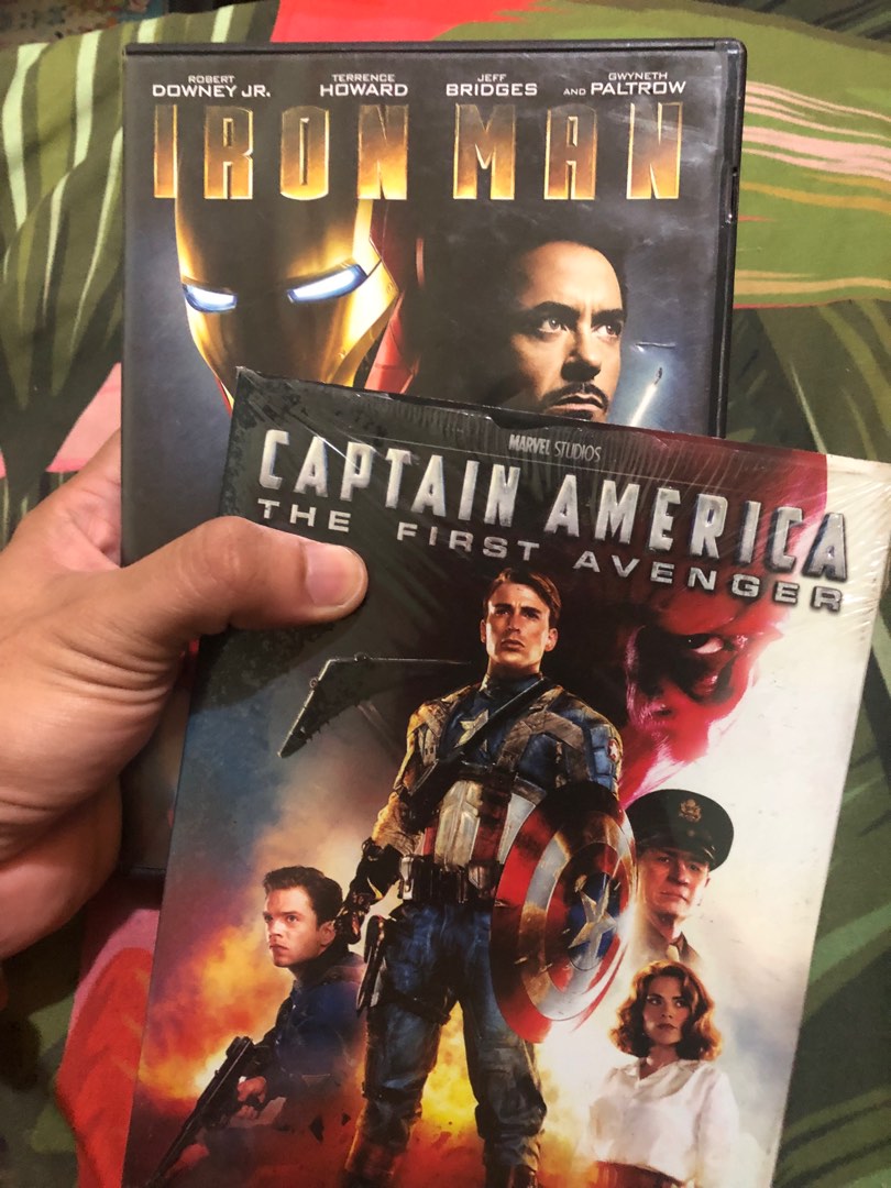 Marvel films first captain america and iron man dvd films, Hobbies ...