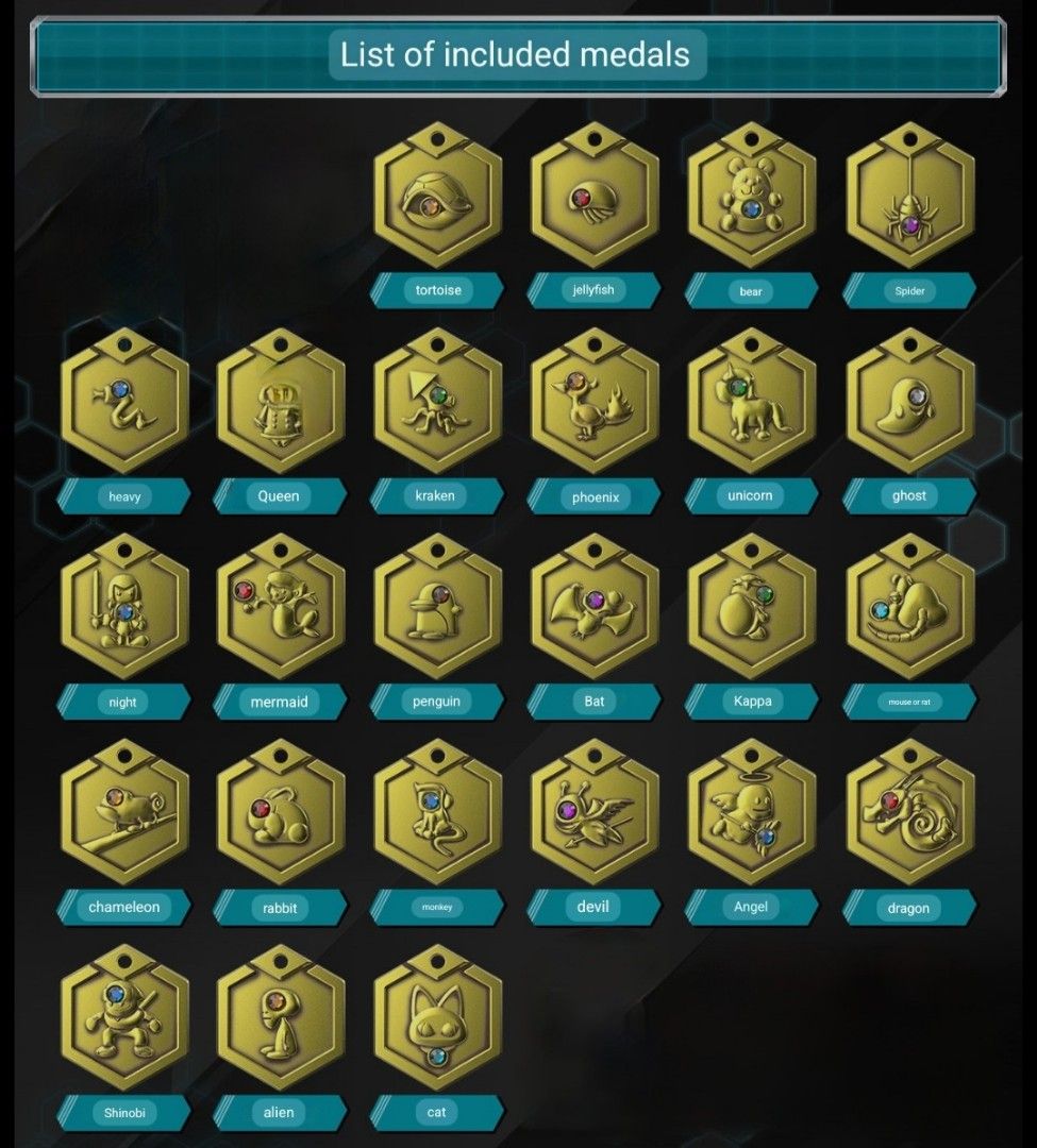 Medabots Medal RM25 EACH DIE-CAST / from Medarotch Revival, Hobbies ...