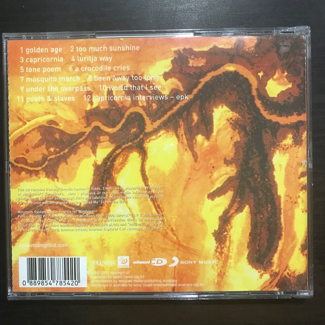 Midnight Oil CD (Gold Disc) (enhanced CD) (Box Aus), Hobbies & Toys ...