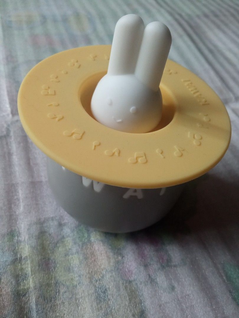 Miffy Kawai Mug with silicone lid, Furniture & Home Living, Kitchenware ...