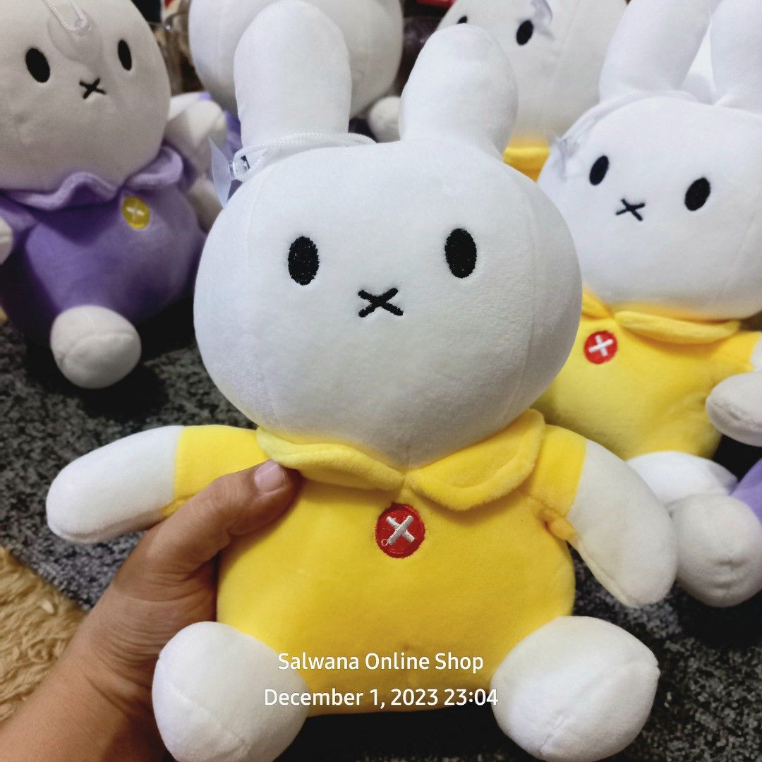 MIFFY STUFFED TOY WITH SUCTION, Hobbies & Toys, Toys & Games on Carousell