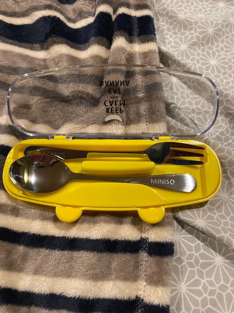 Miniso Banana Cutlery, Furniture & Home Living, Kitchenware & Tableware ...