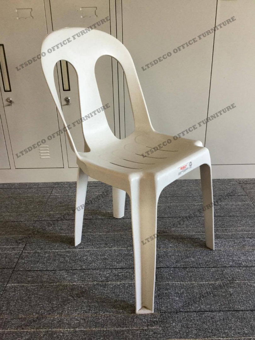 MONO BLOCK CHAIR OFFICE FURNITURE AND PATITION, Furniture & Home Living ...