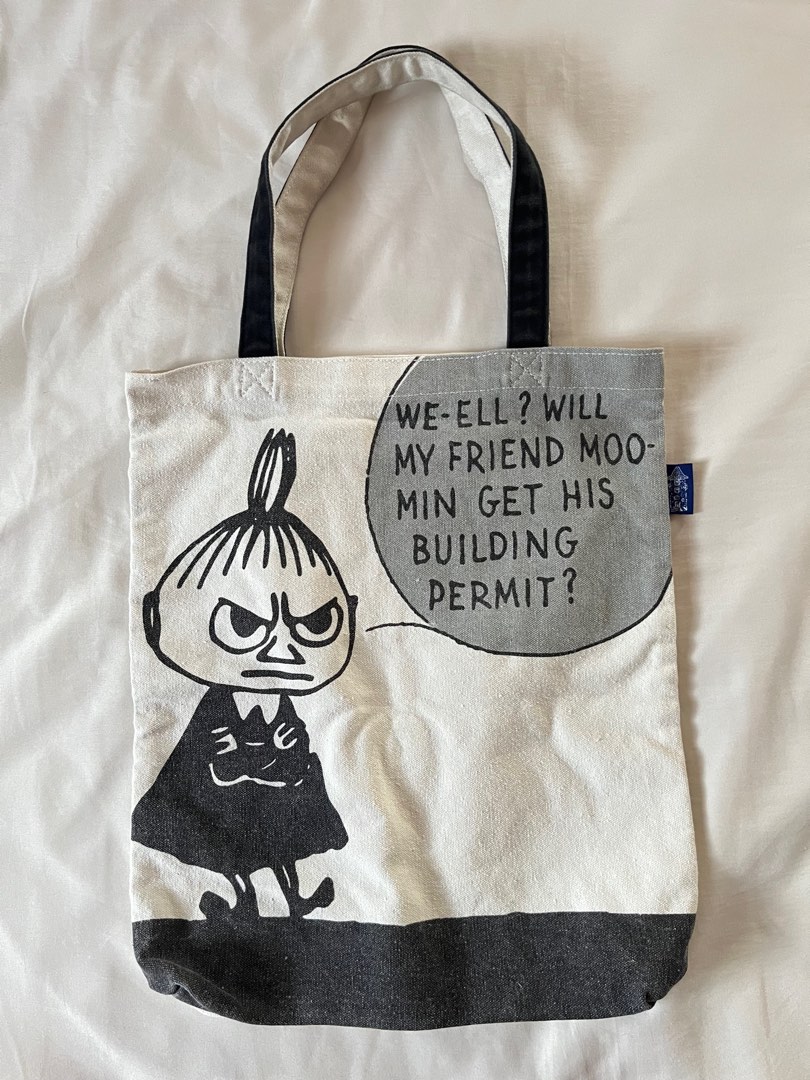 Original Moomin tote, Women's Fashion, Bags & Wallets, Tote Bags on ...