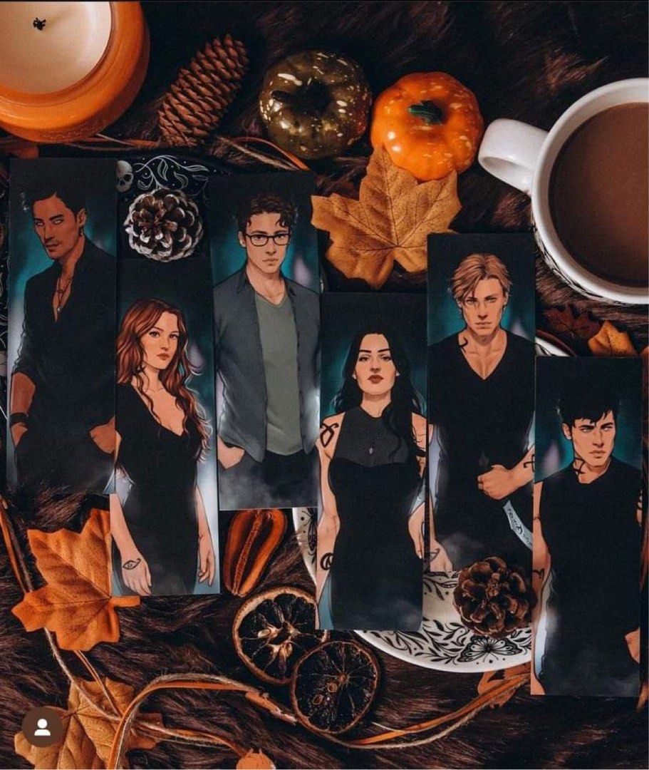 Mortal Instruments Shadowhunters Bookmark set from illumicrate, Hobbies ...