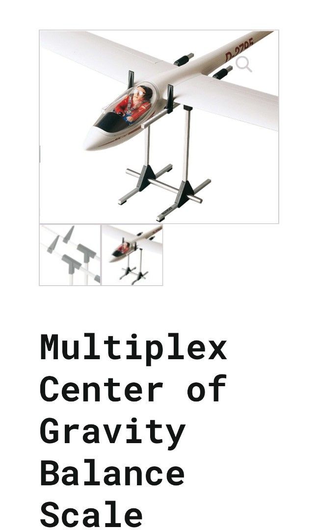 RC Plane - Multiplex Center of Gravity Balance Scale, Hobbies & Toys ...