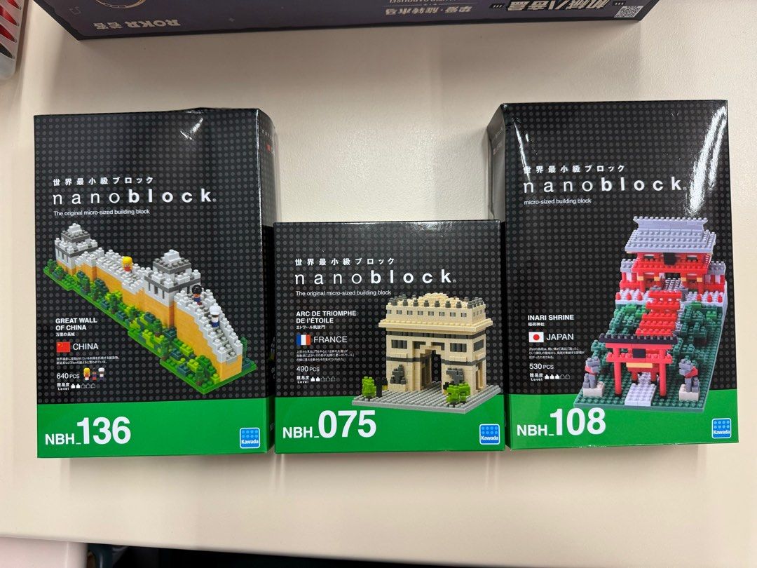 Nano block Lego 積木 萬里長城 日本伏見稻荷大社 凱旋門, 興趣及遊戲, 玩具 & 遊戲類 - Carousell