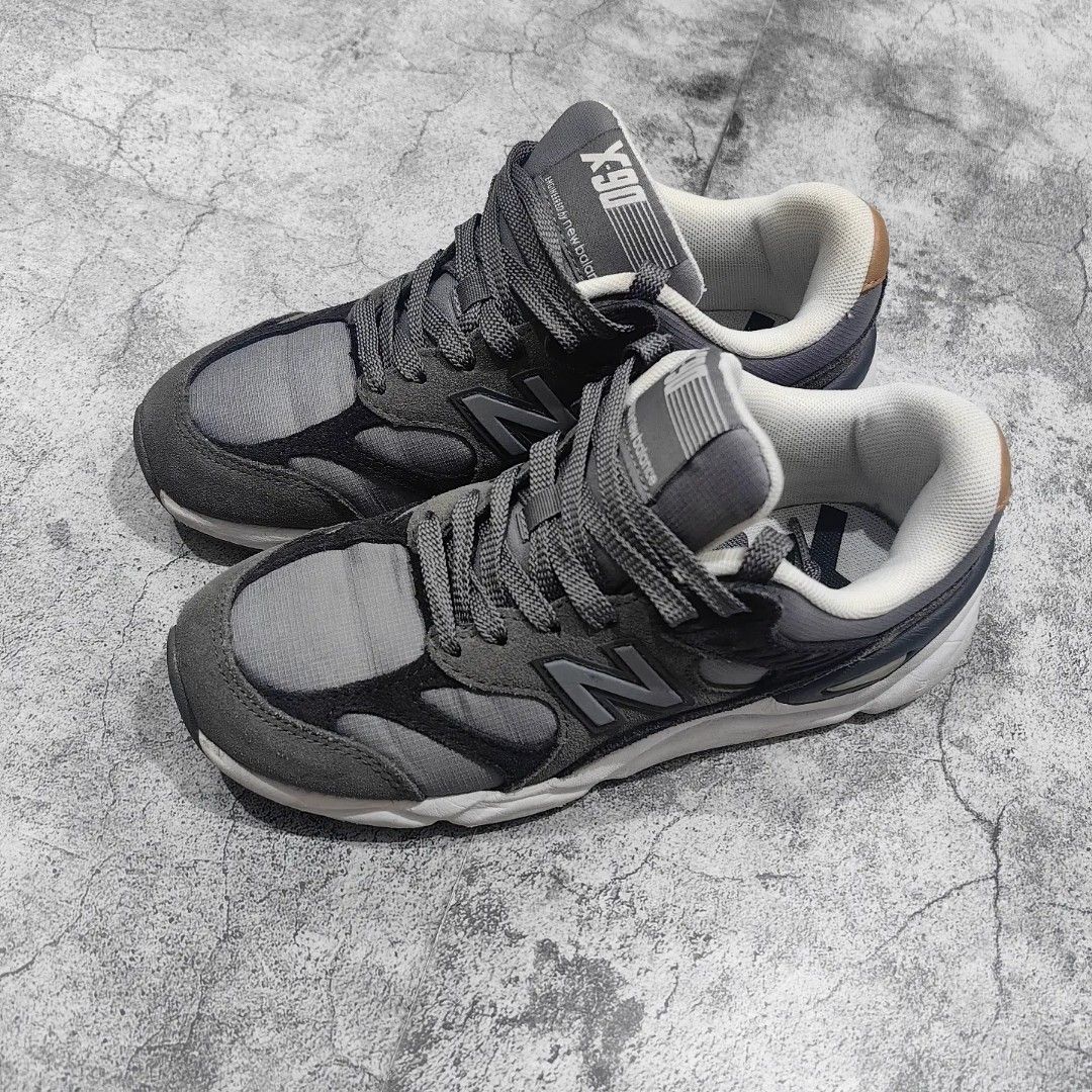 New Balance X90 Grey, Women's Fashion, Footwear, Sneakers on Carousell