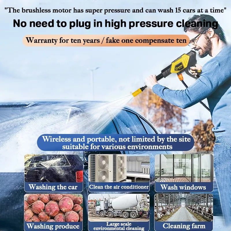 [NEW Last Unit] 988VF Water Jet High Pressure Car Wash Gun Mesin Cuci, TV & Home Appliances ...