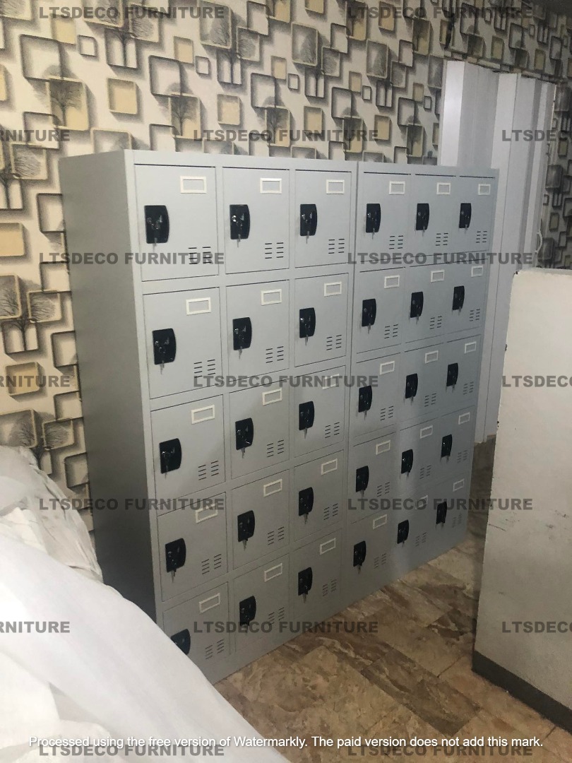 NEW STEEL LOCKER 15 DOOR OFFICE PARTITION and FURNITURE, Furniture ...