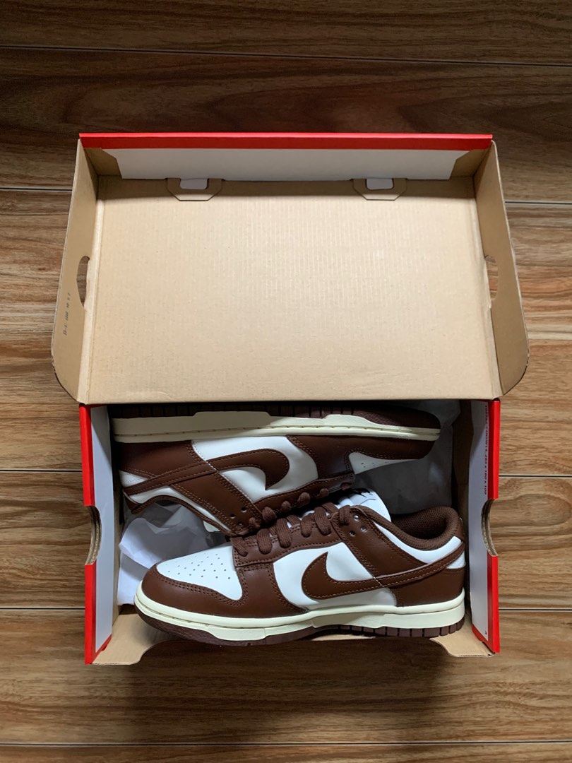 Nike Dunk Low Cacao Wow, Women's Fashion, Footwear, Sneakers on Carousell