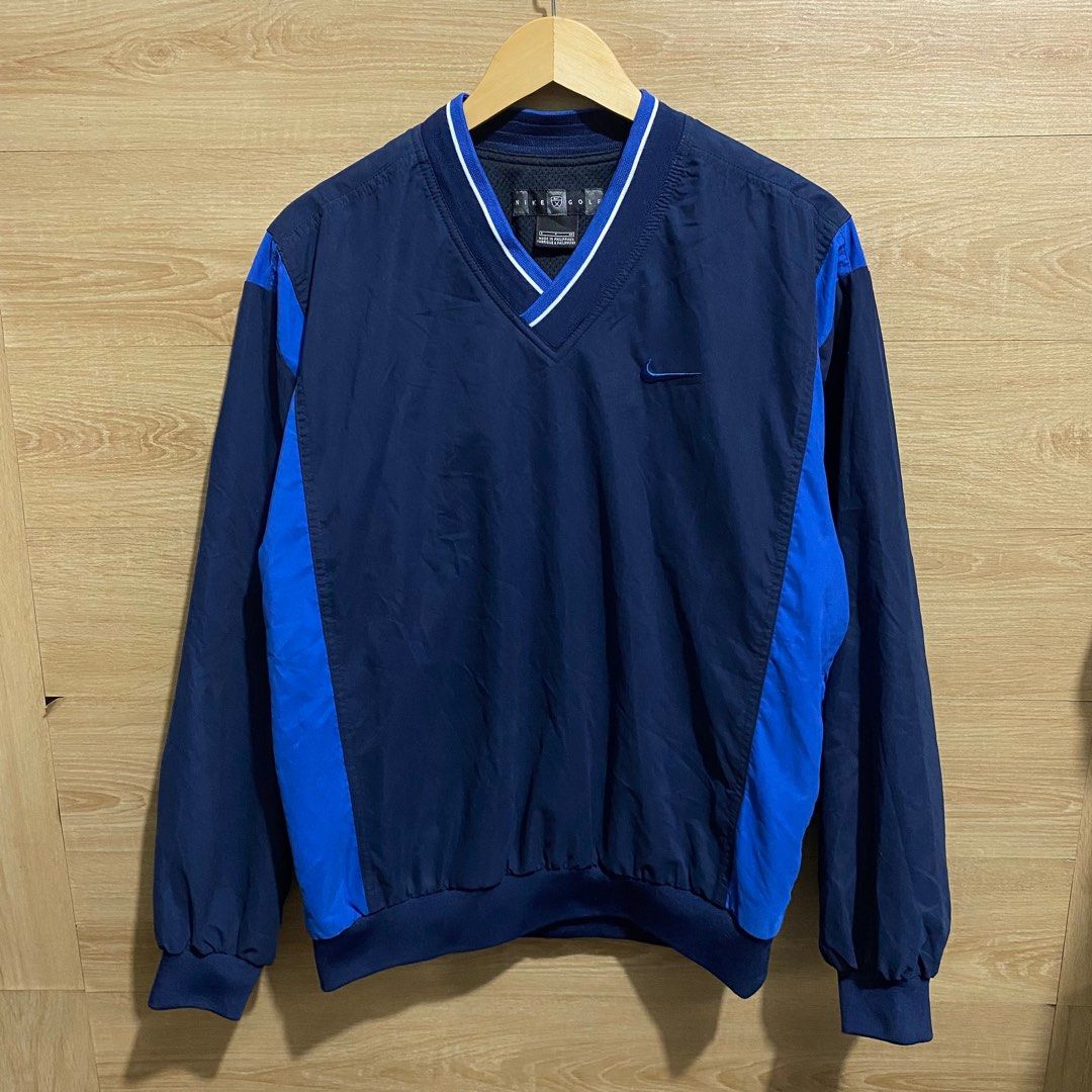 Nike Golf V Neck Jacket, Fesyen Pria, Pakaian , Baju Luaran di Carousell