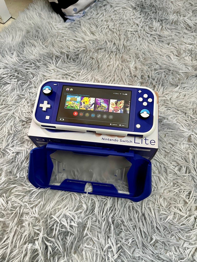 Nintendo Switch Lite Blue, Video Gaming, Video Game Consoles, Nintendo ...