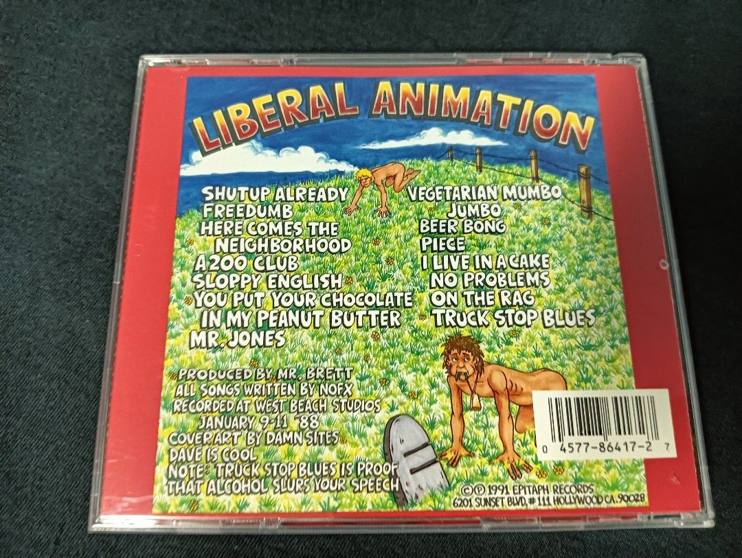 NOFX - Liberal animation, Hobbies & Toys, Music & Media, CDs & DVDs on ...