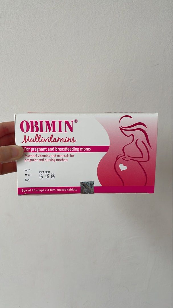 Obimin multivitamin, Babies & Kids, Nursing & Feeding, Breastfeeding ...