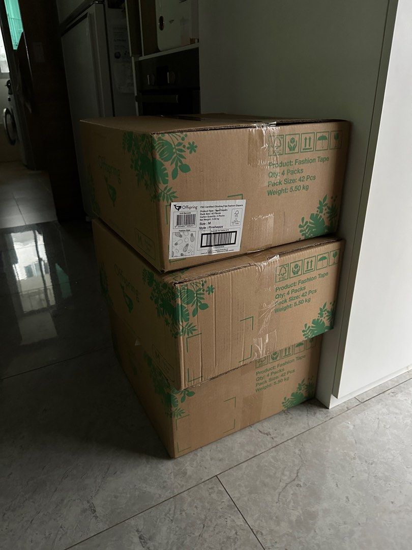 Offspring Diaper M 6-10kg, Babies & Kids, Bathing & Changing, Diapers ...