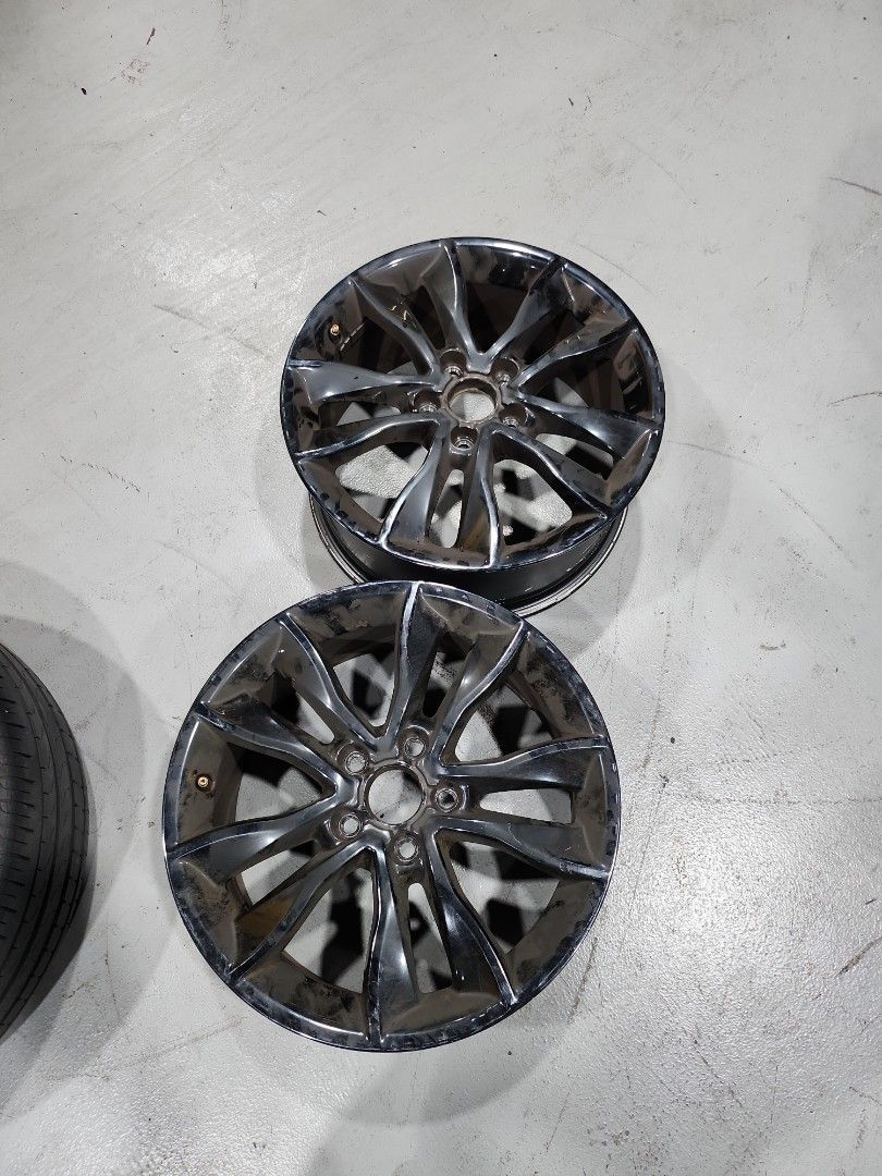 Original 17" Audi Rims 4pcs, Car Accessories, Tyres & Rims on Carousell