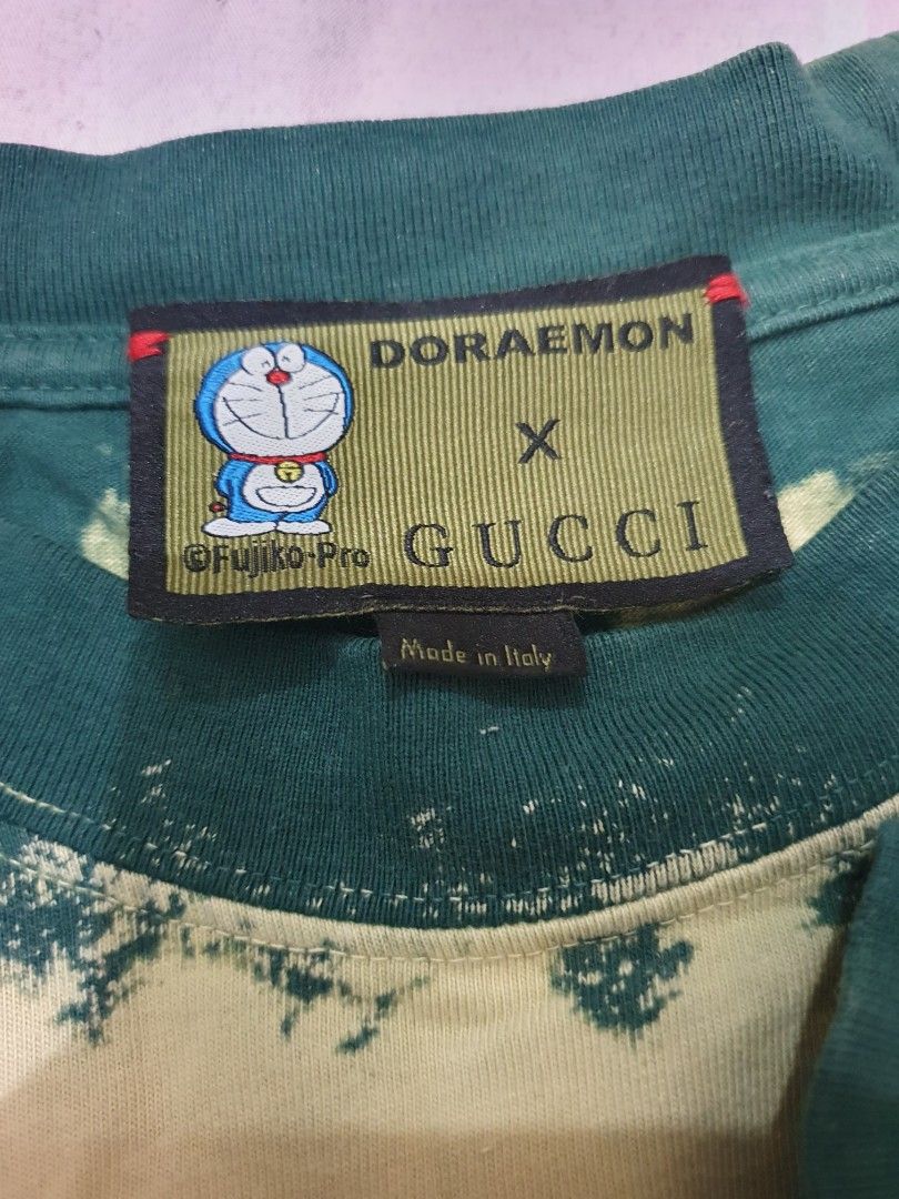 Original Gucci x Doraemon, Men's Fashion, Tops & Sets, Tshirts & Polo ...