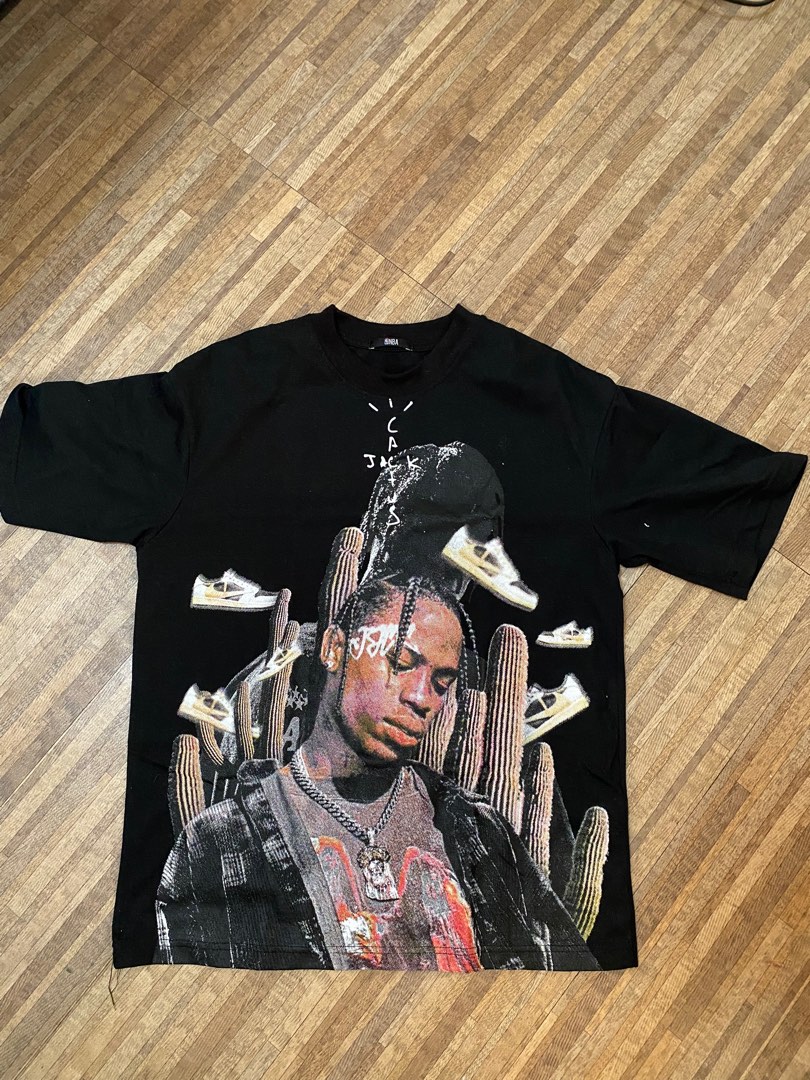 Oversized Travis Scott Tee, Men's Fashion, Tops & Sets, Tshirts & Polo ...