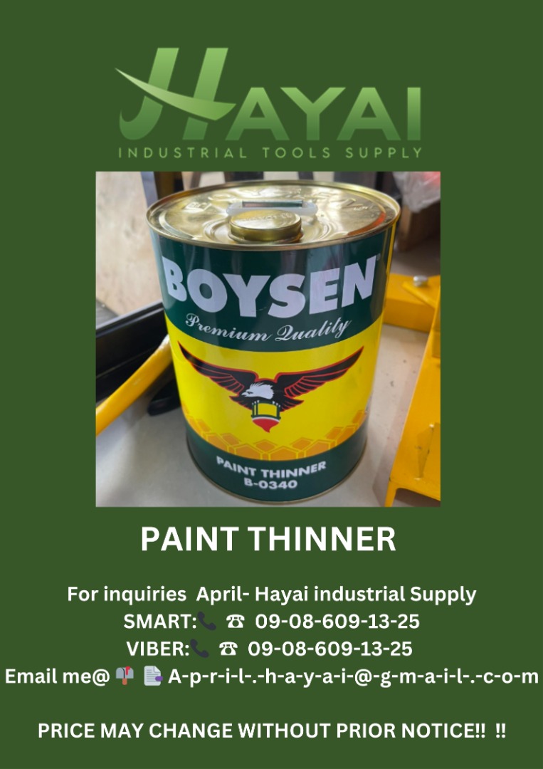 Paint thinner, Commercial & Industrial, Construction Tools & Equipment ...