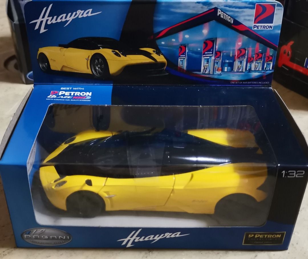 Petron Toy Car, Pagani Huayra 1:32 scale, Hobbies & Toys, Toys & Games on Carousell