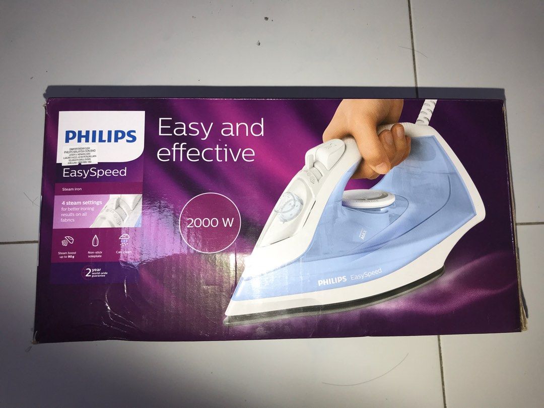 Philips GC1740 Steam Iron, TV & Home Appliances, Irons & Steamers on ...