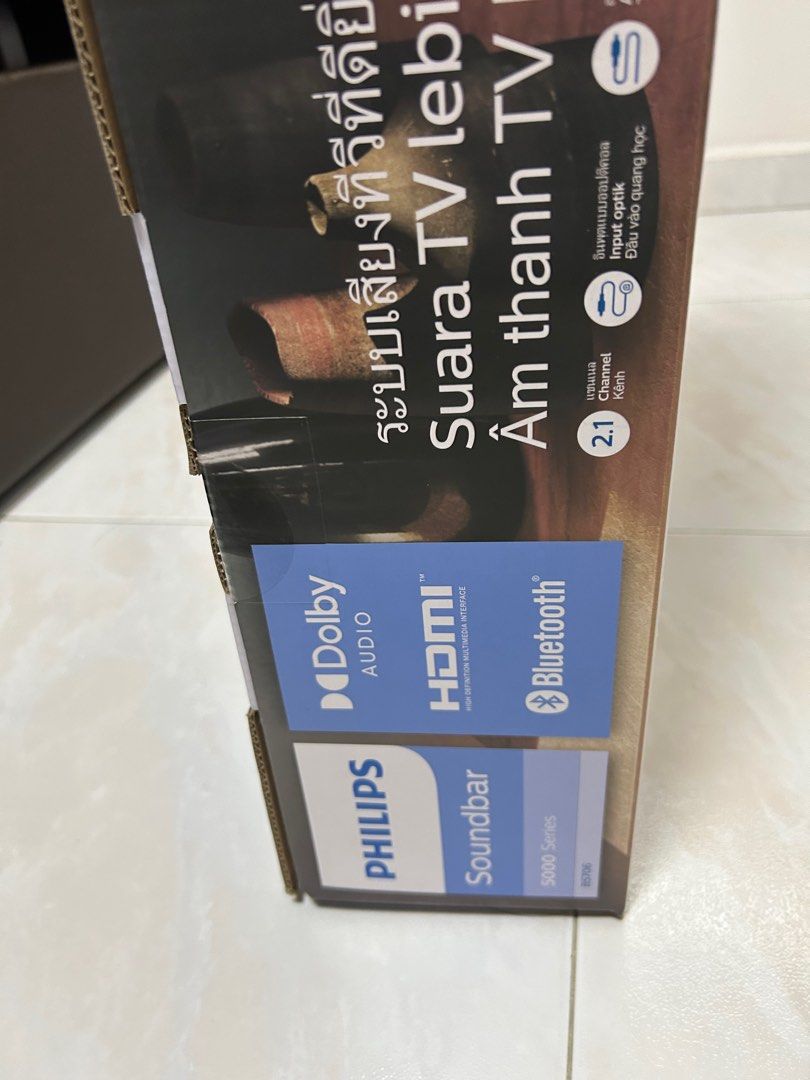Phillips Soundbar B5706 5000 series, TV & Home Appliances, TV ...