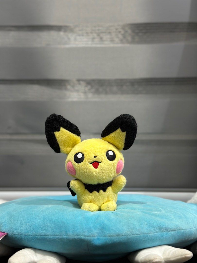 Pichu Pokemon Plush Tomy Vintage, Hobbies & Toys, Toys & Games on Carousell