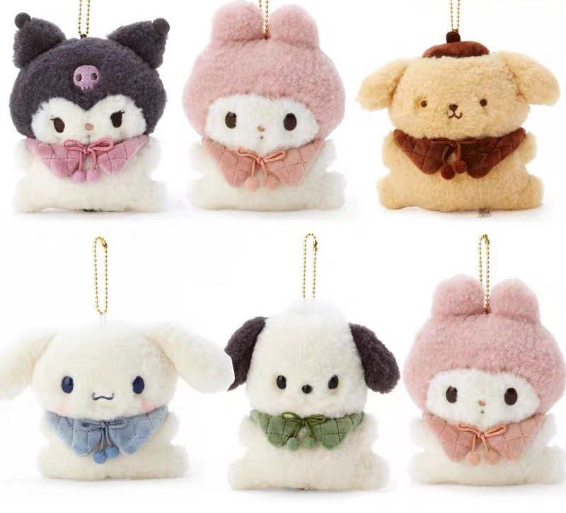 [PO] sanrio split series plush toy keychains, Hobbies & Toys, Toys & Games on Carousell