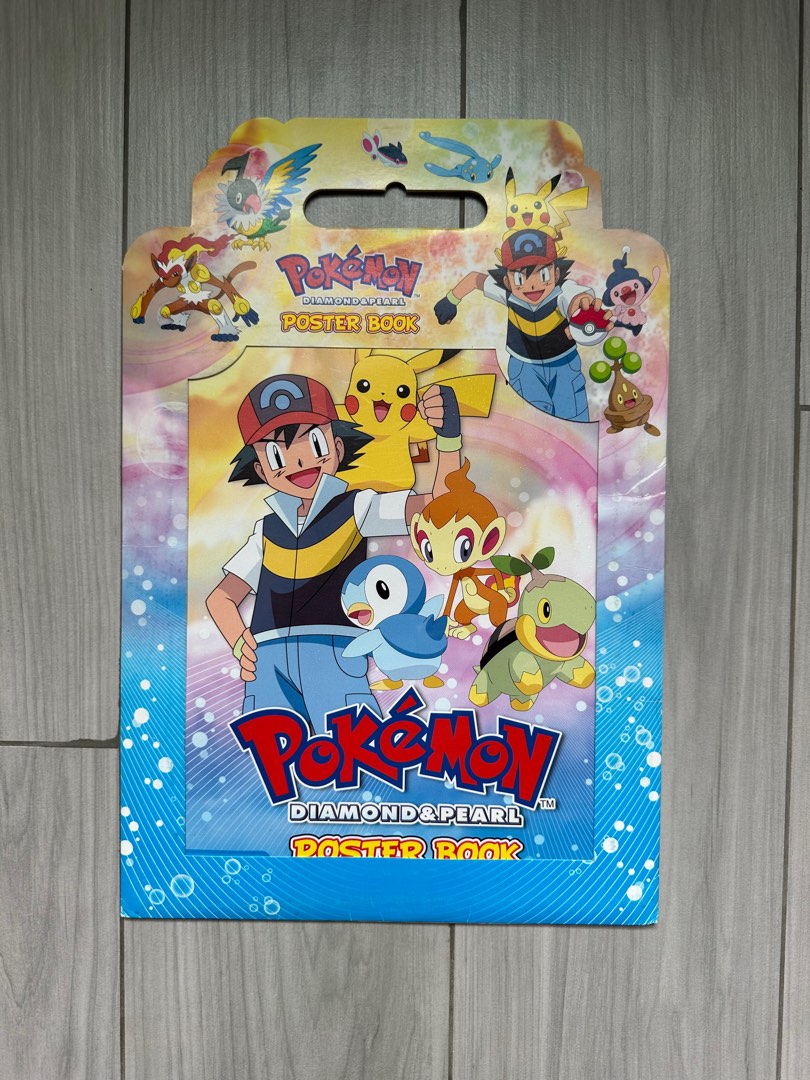 Pokemon poster book, Hobbies & Toys, Toys & Games on Carousell