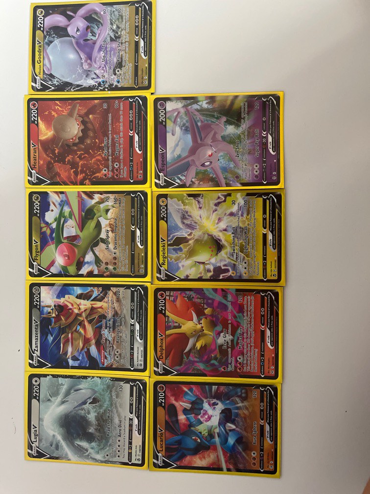 Pokémon V cards, Hobbies & Toys, Toys & Games on Carousell
