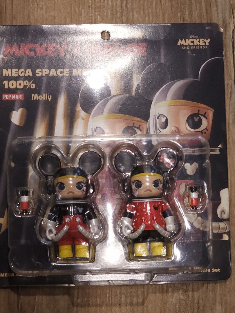 Popmart Space Molly mickey minnie set 100%, Hobbies & Toys, Toys ...