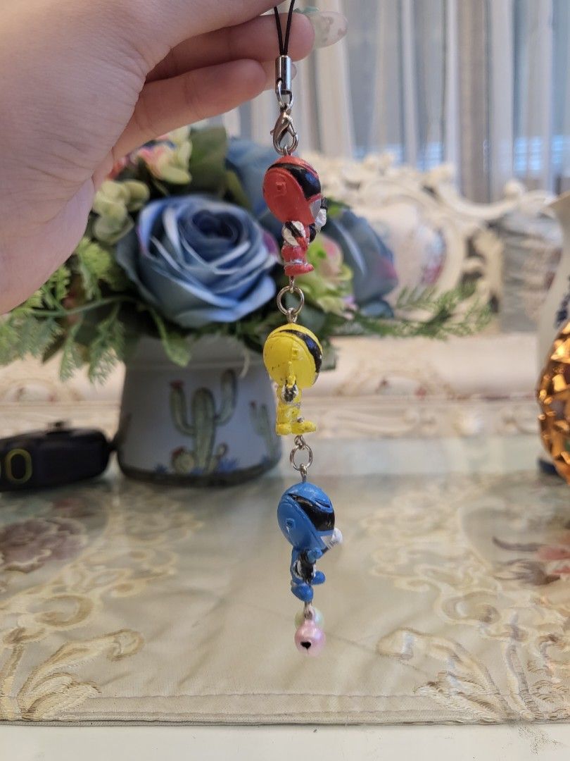 Power Rangers Trio Keychain, Hobbies & Toys, Toys & Games on Carousell