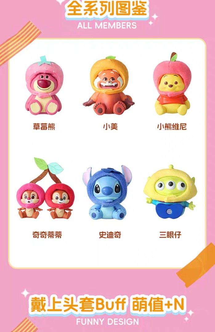 Preorder (Confirmed Design) - Miniso Disney Fruit Theme (Lotso/Winnie ...