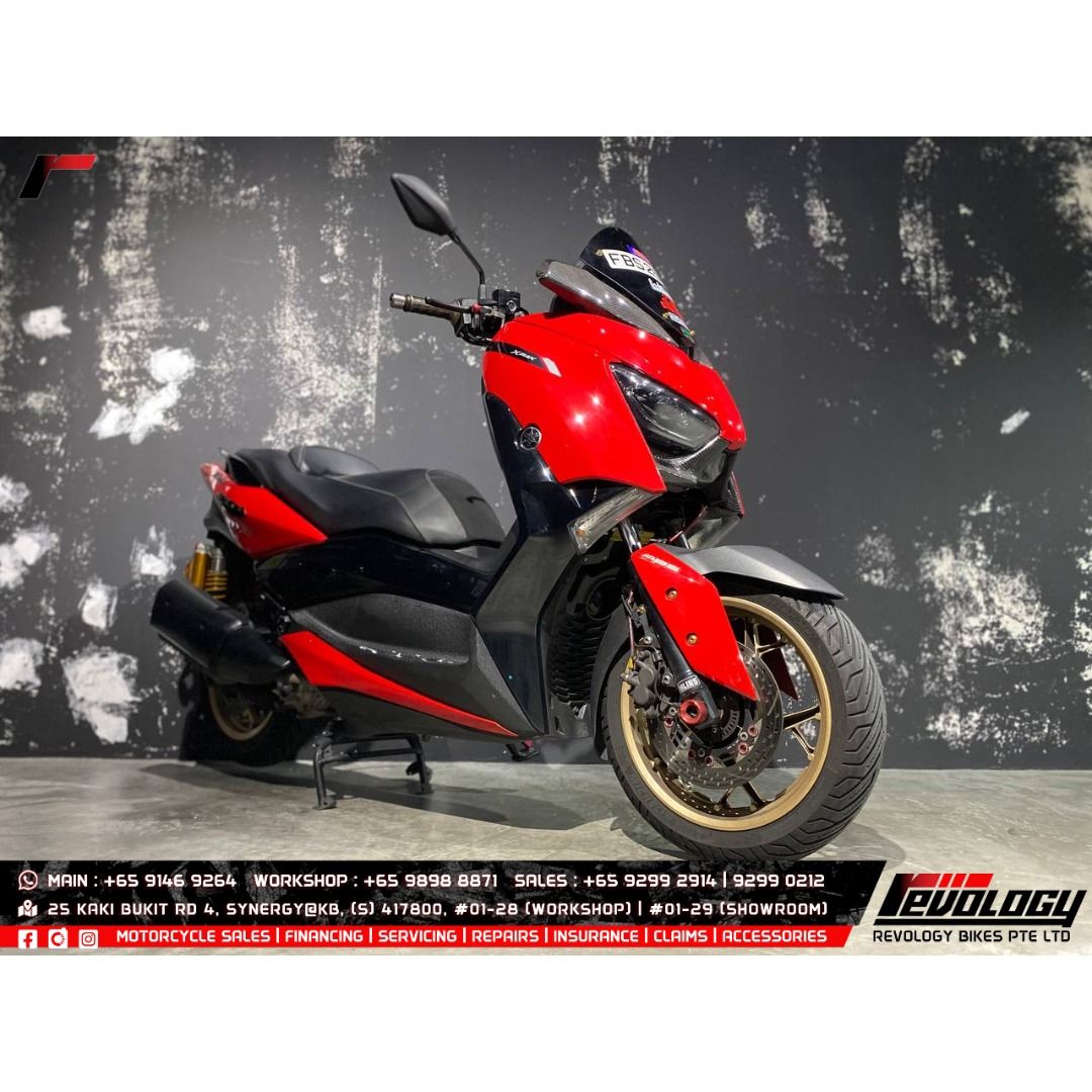 PRE-OWNED YAMAHA XMAX 300 WITH OHLINS REAR & FRONT SUSPENSION ! YSS ...