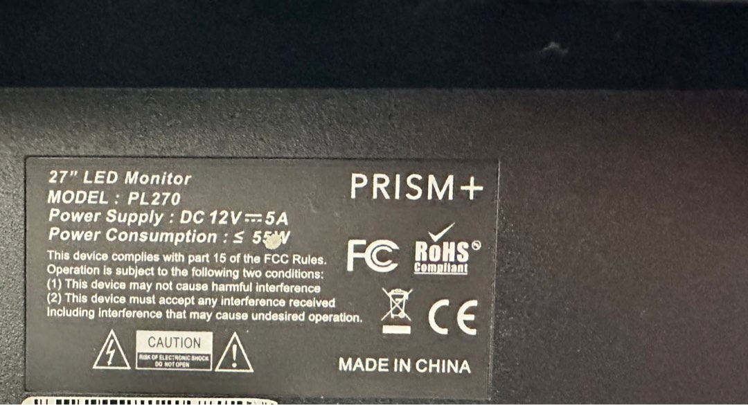Prism PL 270, Computers & Tech, Parts & Accessories, Monitor Screens on Carousell